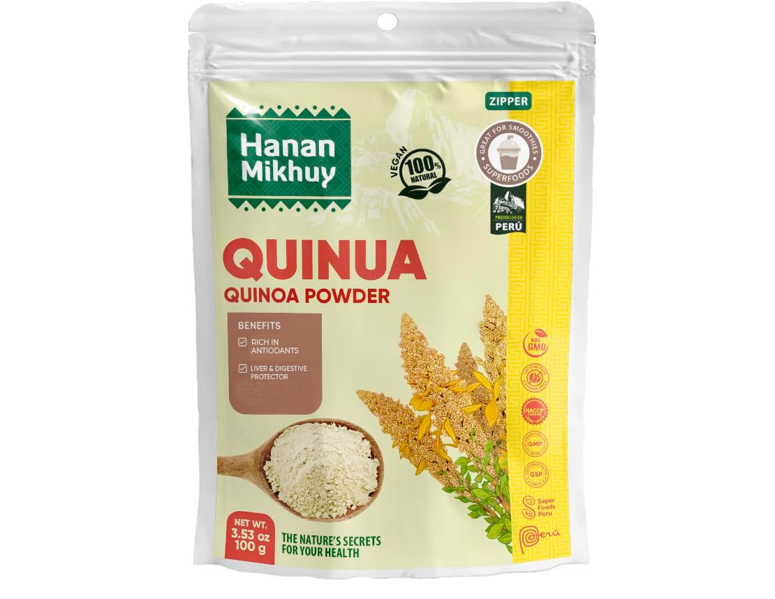 Amazon.com : HANAN MIKHUY Quinua 100g - 100% Natural Quinoa Powder for ...