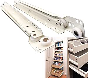 Amazon.com: 1 Pair Heavy Duty Drawer Slides 35kg Load - 2-sections ...