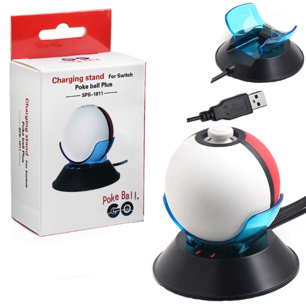 Buy Charger Stand for Nintendo Switch Poke Ball Plus Controller Charge ...