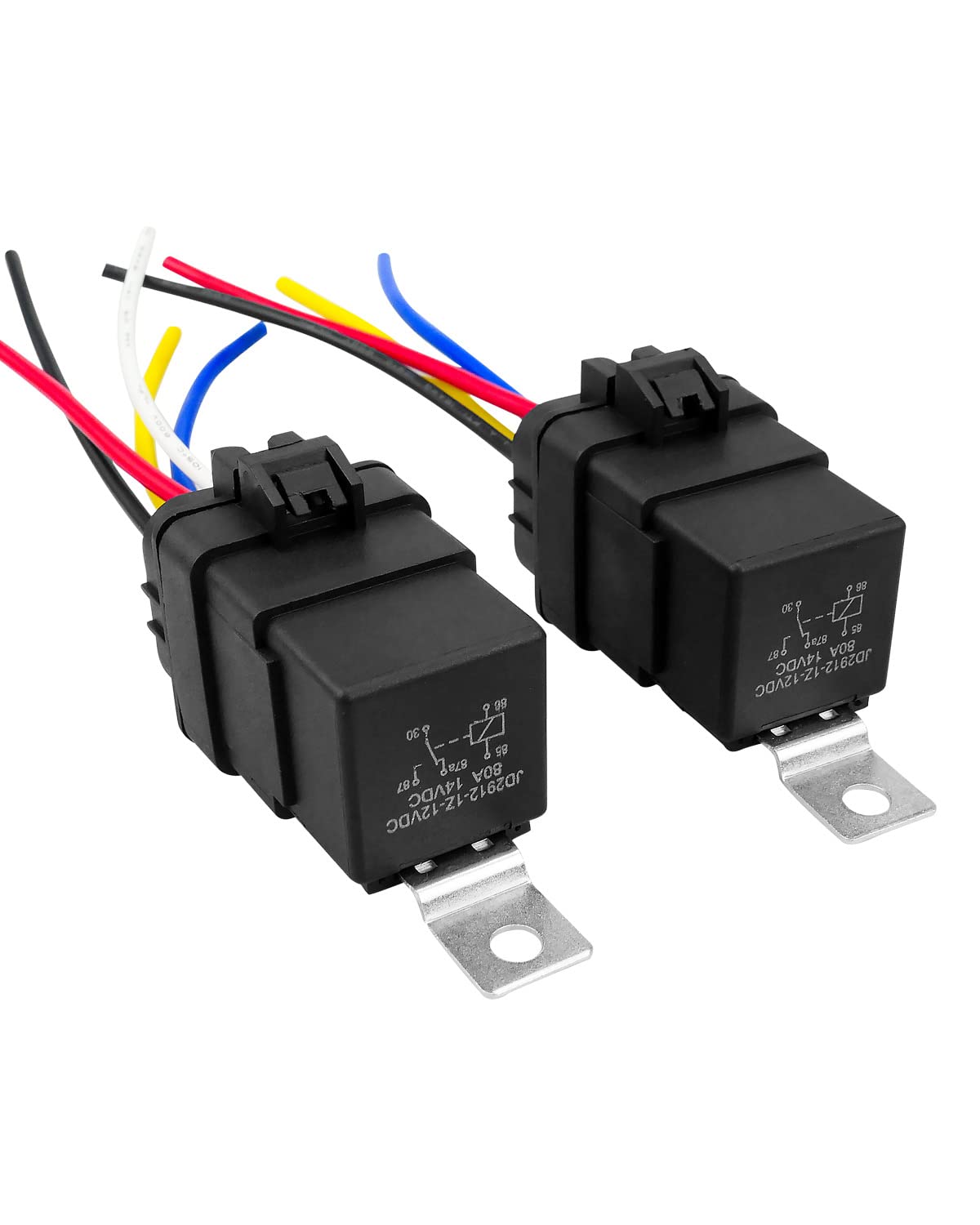 Snapklik.com : 2 Pcs 5 Pin Trim And Tilt Relay Plug Socket 12V 80-amp P ...