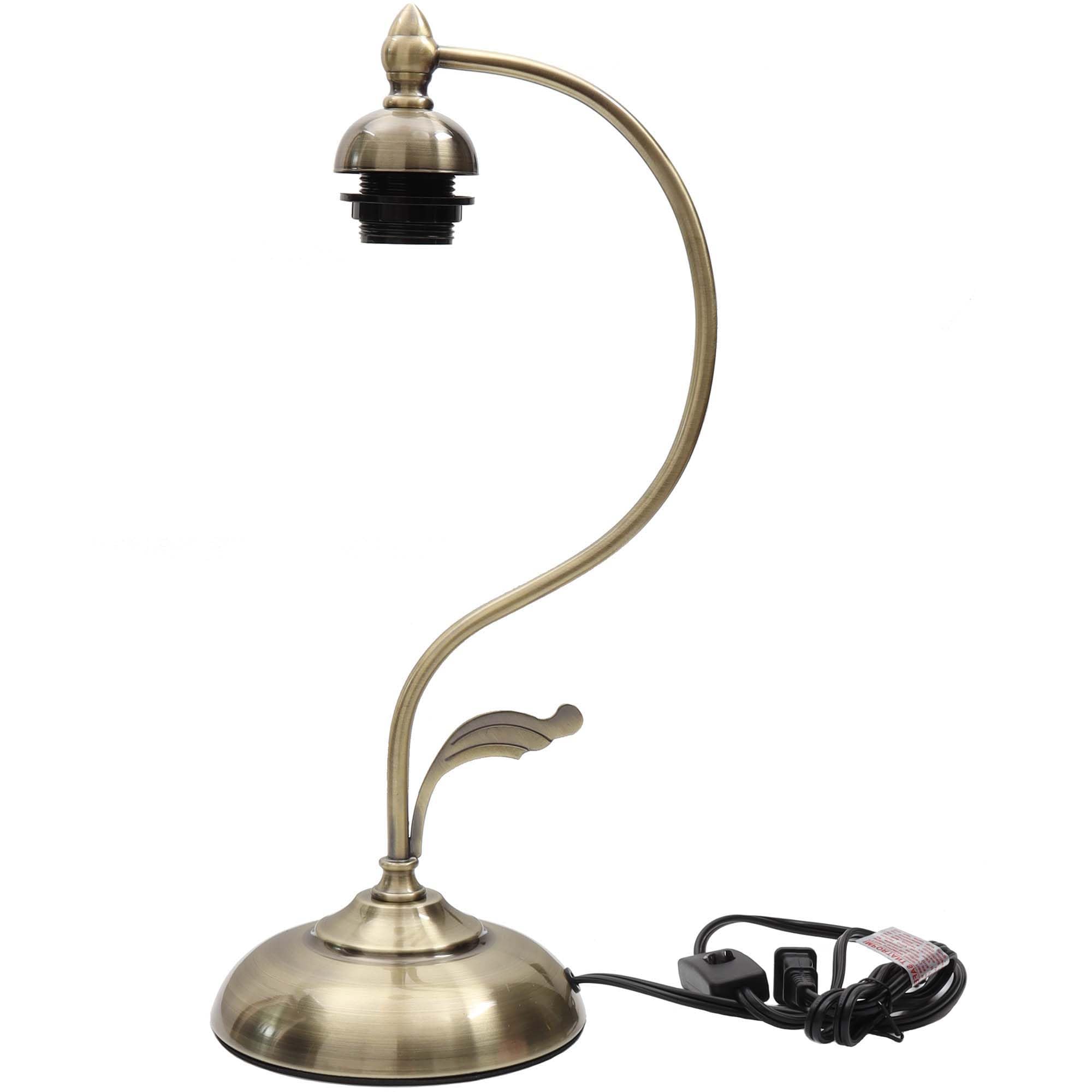 Bieye B10732 Vintage Brass Table Lamp Base with E26 Light Socket for 8 ...
