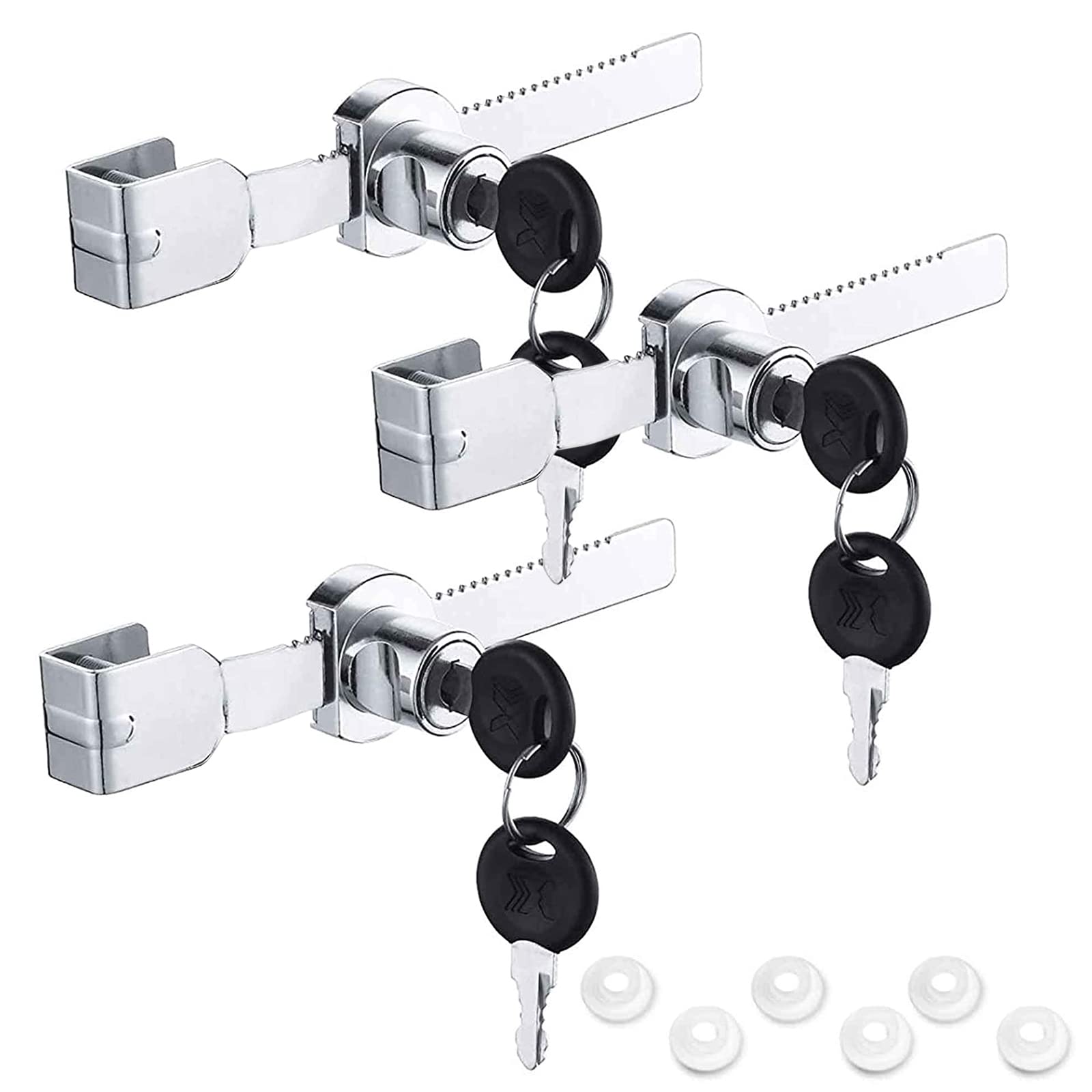 Sliding Glass Door Lock, Display Case Lock,Showcase Lock Ratchet Lock ...