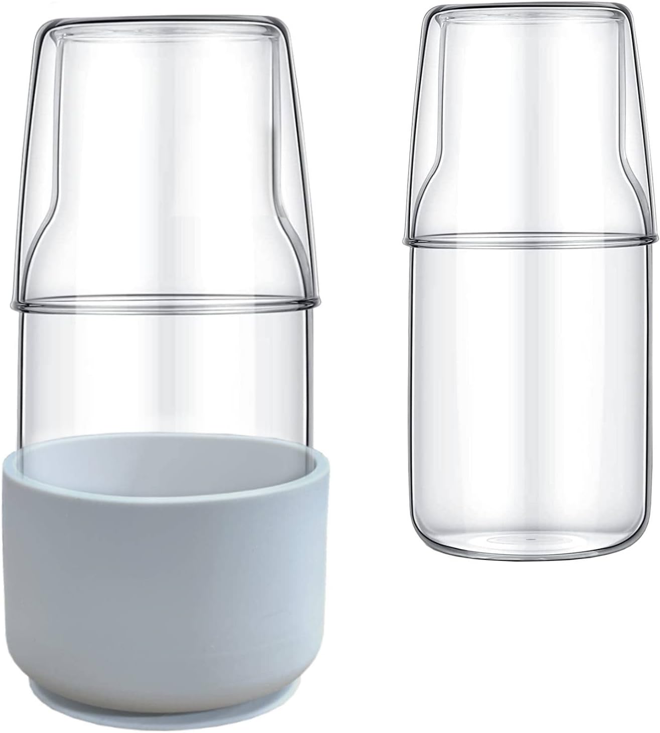 Amazon.com: Amazing Abby - Aurora - Acrylic Bedside Carafe Set, Plastic ...