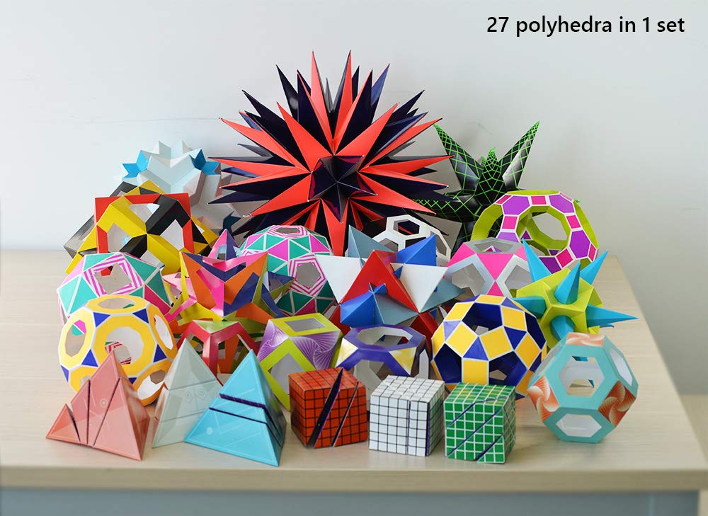 Buy Polyhedra Magic Edges. Set #3 / 3D Paper Model Kits. Polyhedra ...