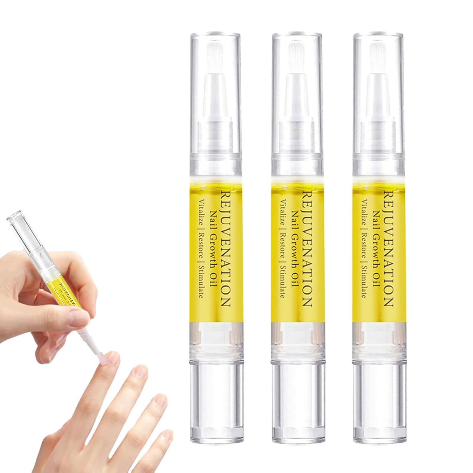 Amazon.com : Generic 3pcs Rejuvenation Nail Growth Oil, Clear Nail ...