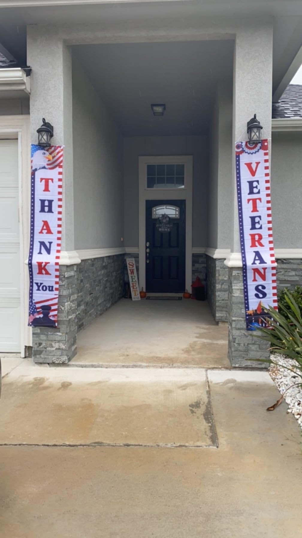 Amazon.com: Veterans Day Decorations - Thank You Veterans Hanging Door ...