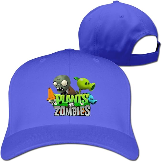 Plants VS Zombies Hat Unisex-Adult Rap Ball Cap RoyalBlue : Amazon.ca ...