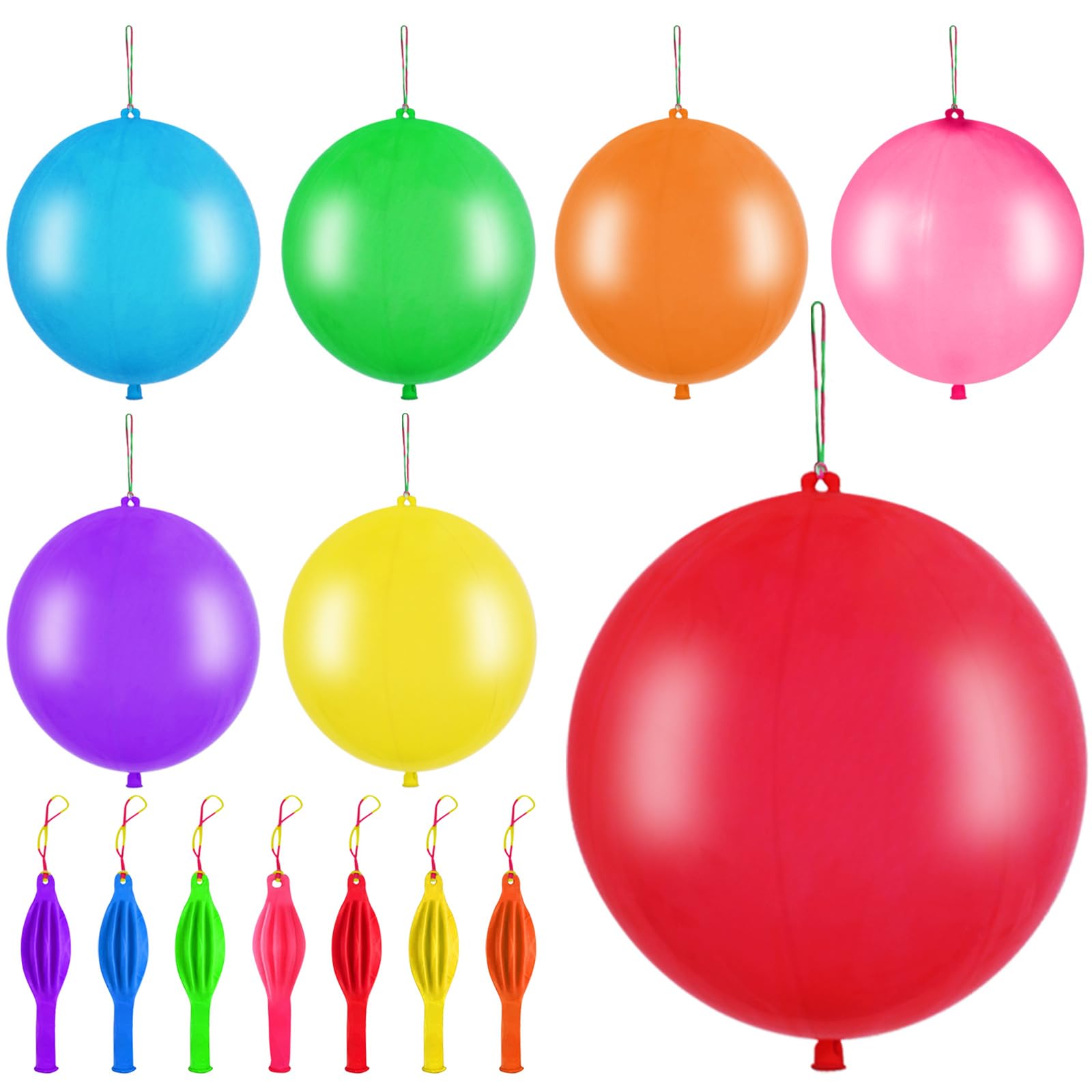 Snapklik.com : Punch Balloons Heavy Duty Party Favors For Kids, Bounce ...