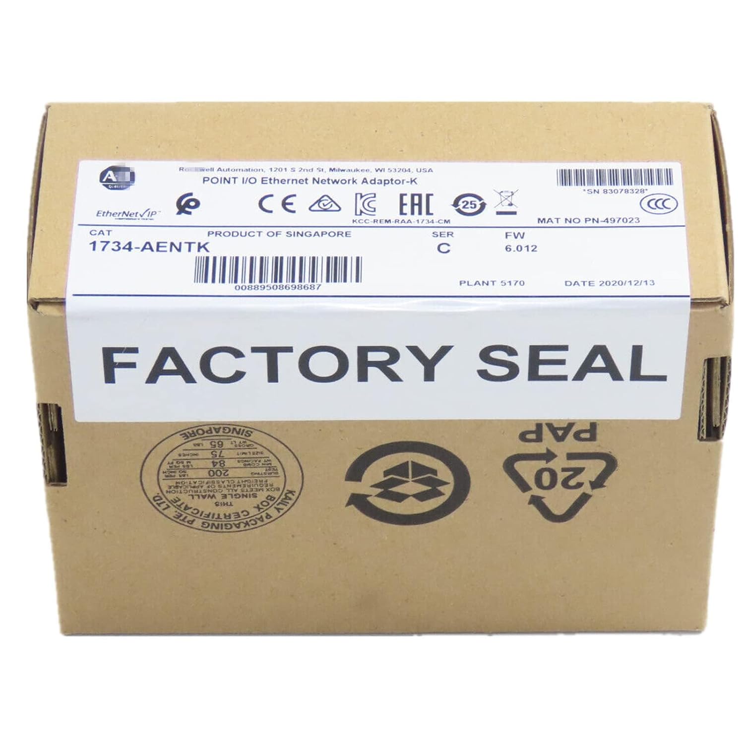 1734-AENTK PLC Module 1734AENTK Sealed in Box 1 Year Warranty Fast ...