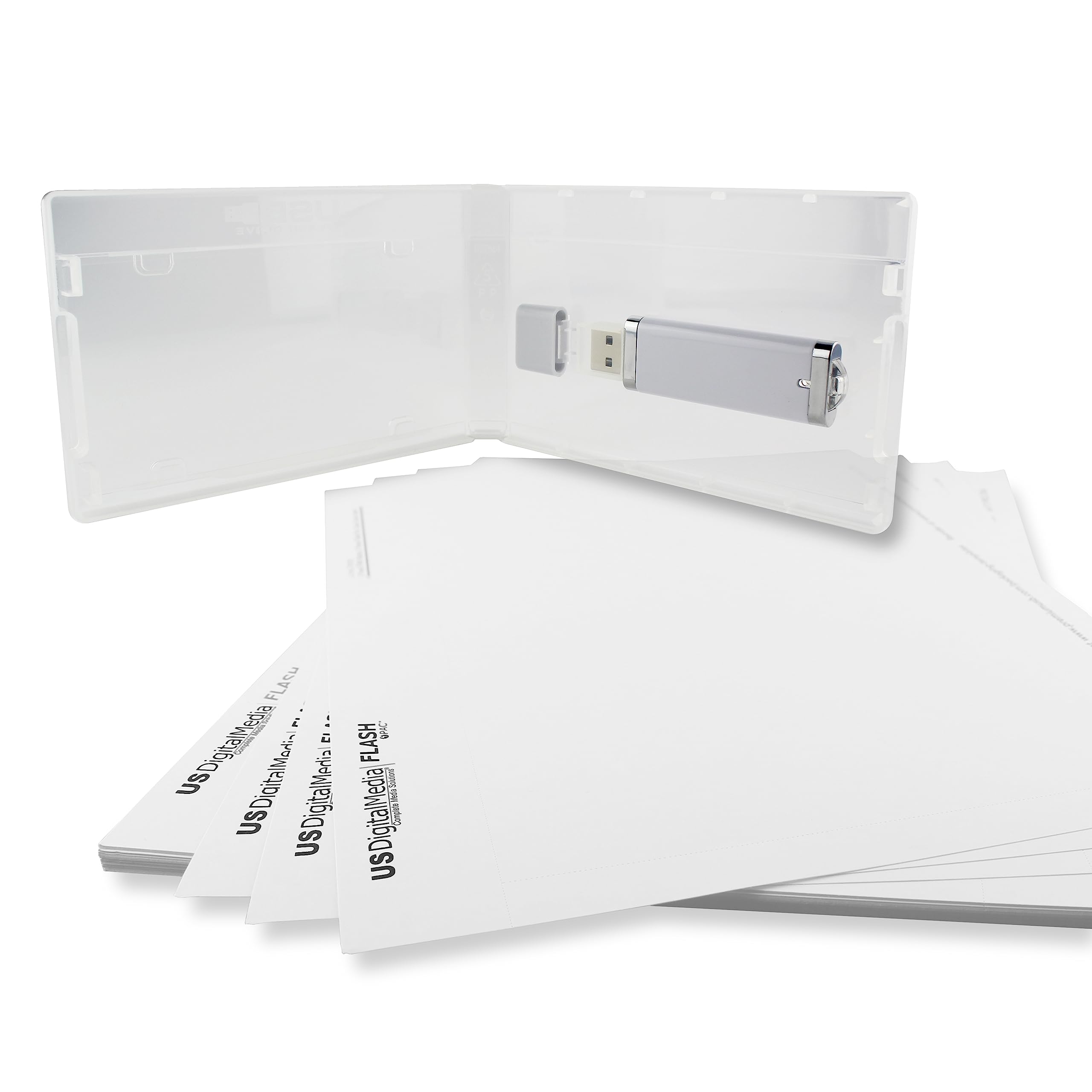 Amazon.com: Mini Flash Pac® USB Flash Drive Case Super Clear ...