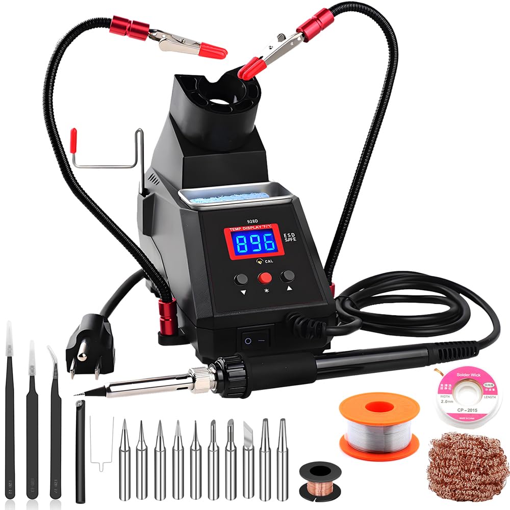 MYPOUOS Multifunctional Digital Soldering iron Welding Station Kit ...