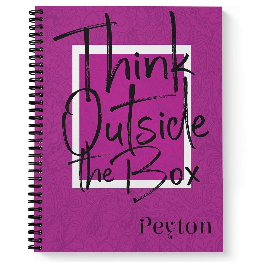 Amazon.com : The Box Personalized Motivational Notebook/Journal ...