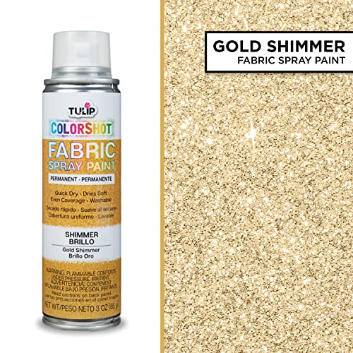 Snapklik.com : ColorShot Instant Fabric Spray Color 3oz Gold Shimmer