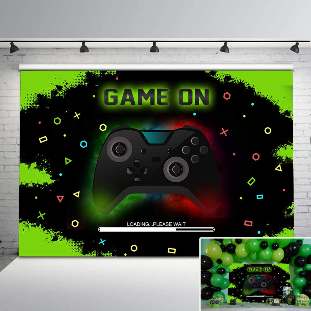 Buy Avezano Game On Birthday Backdrop Video Game On Theme Party ...