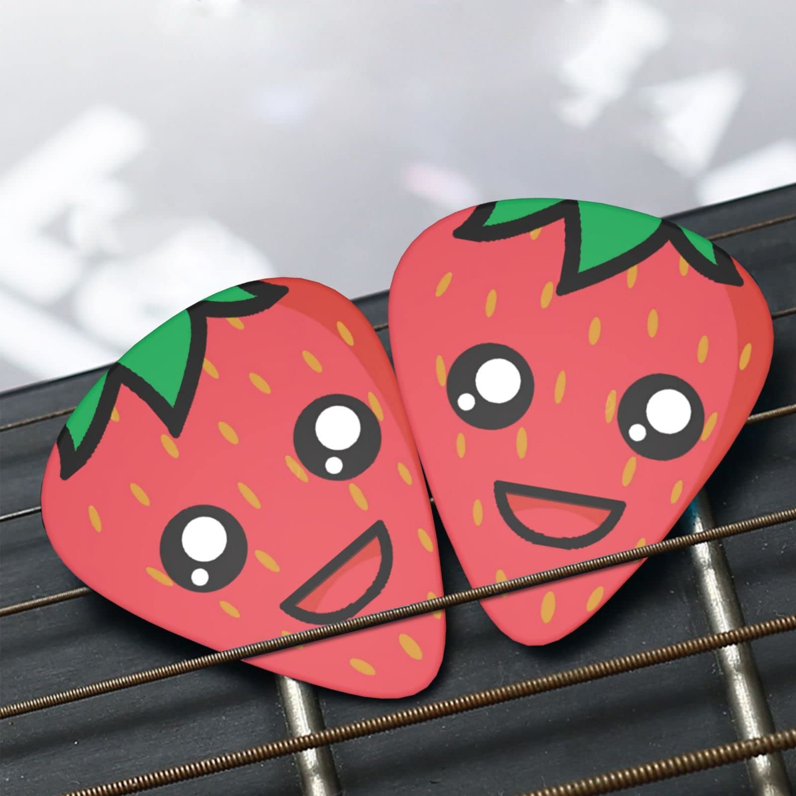 Snapklik.com : Aneyhoz Cute Strawberry Guitar Picks For Electric Guitar ...