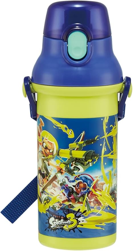 Amazon｜スケーター(Skater) 子供用 プラスチック 水筒 480ml ワンプッシュ開閉 抗菌 子供に優しい 軽量 抗菌加工 日本製 スプラトゥーン 3 男の子 PSB5SANAG ...