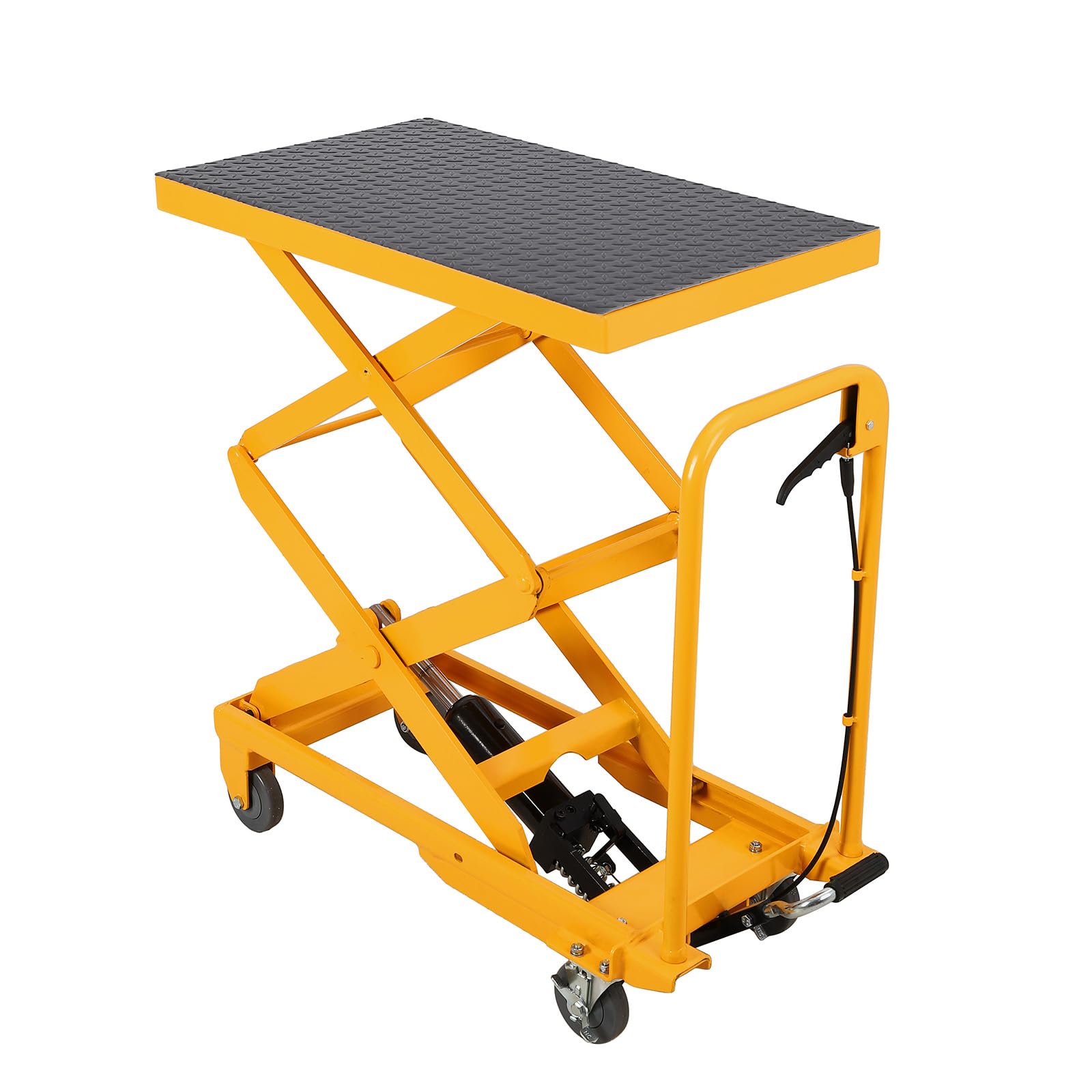 Amazon.com: GarveeTech Double Scissor Hydraulic Lift Table Cart, 500lbs ...