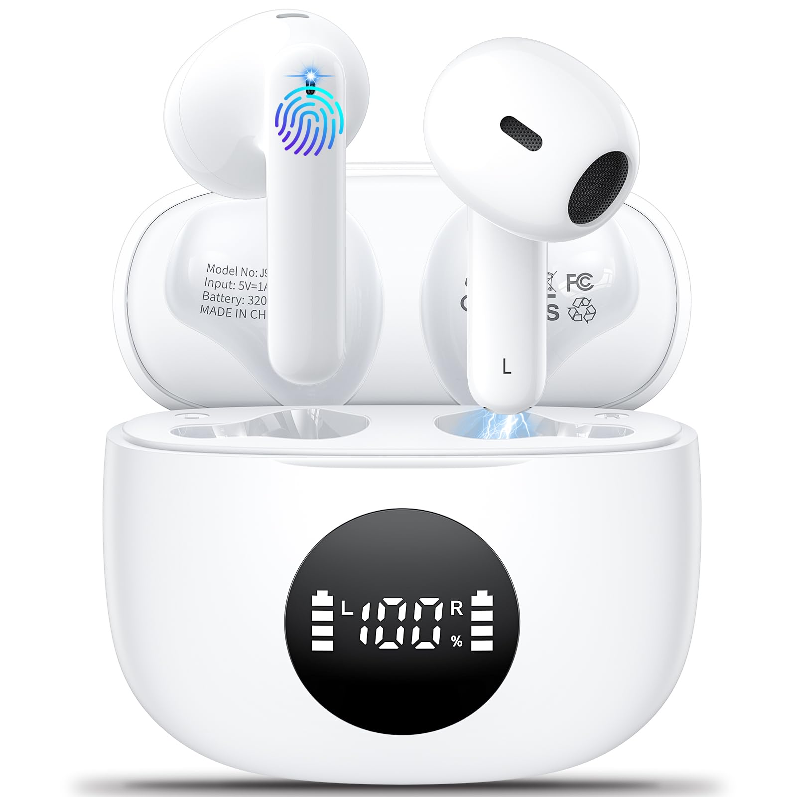 Wireless Earbuds,Wireless Headphones Bluetooth 5.3 Headphones in Ear ...