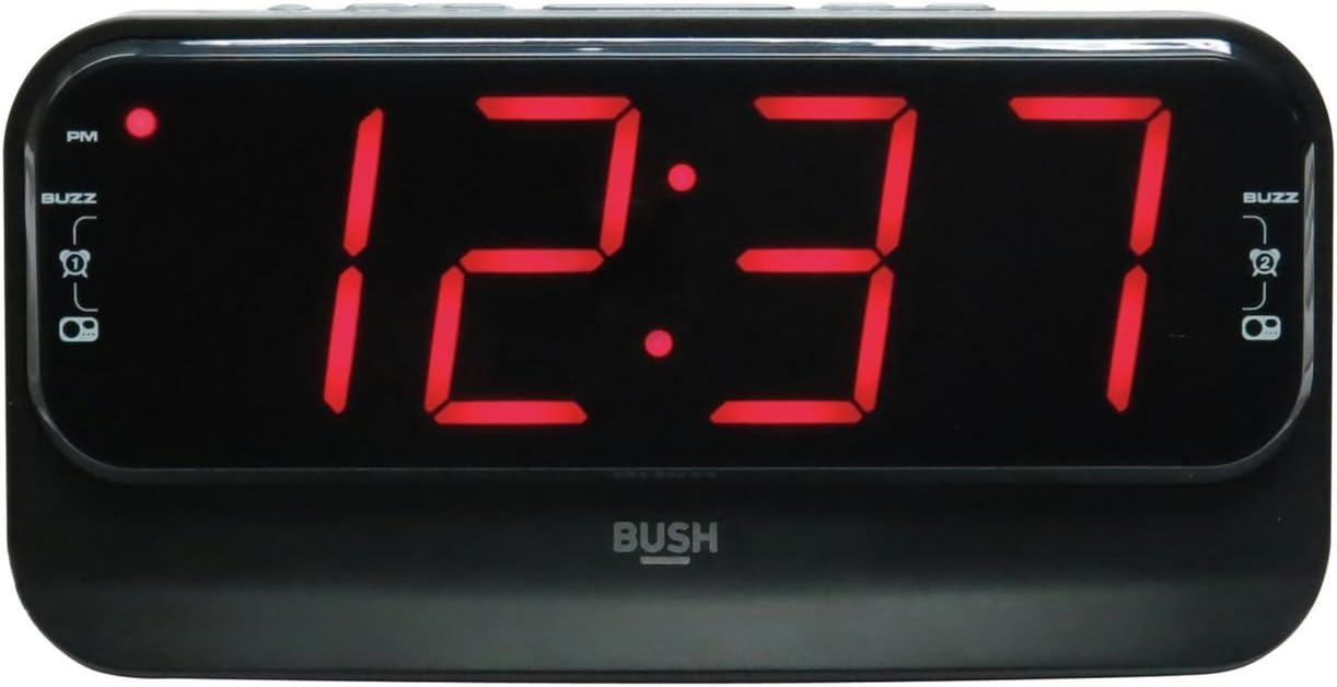 Bush Big LED Alarm Clock Radio : Amazon.co.uk: Electronics & Photo