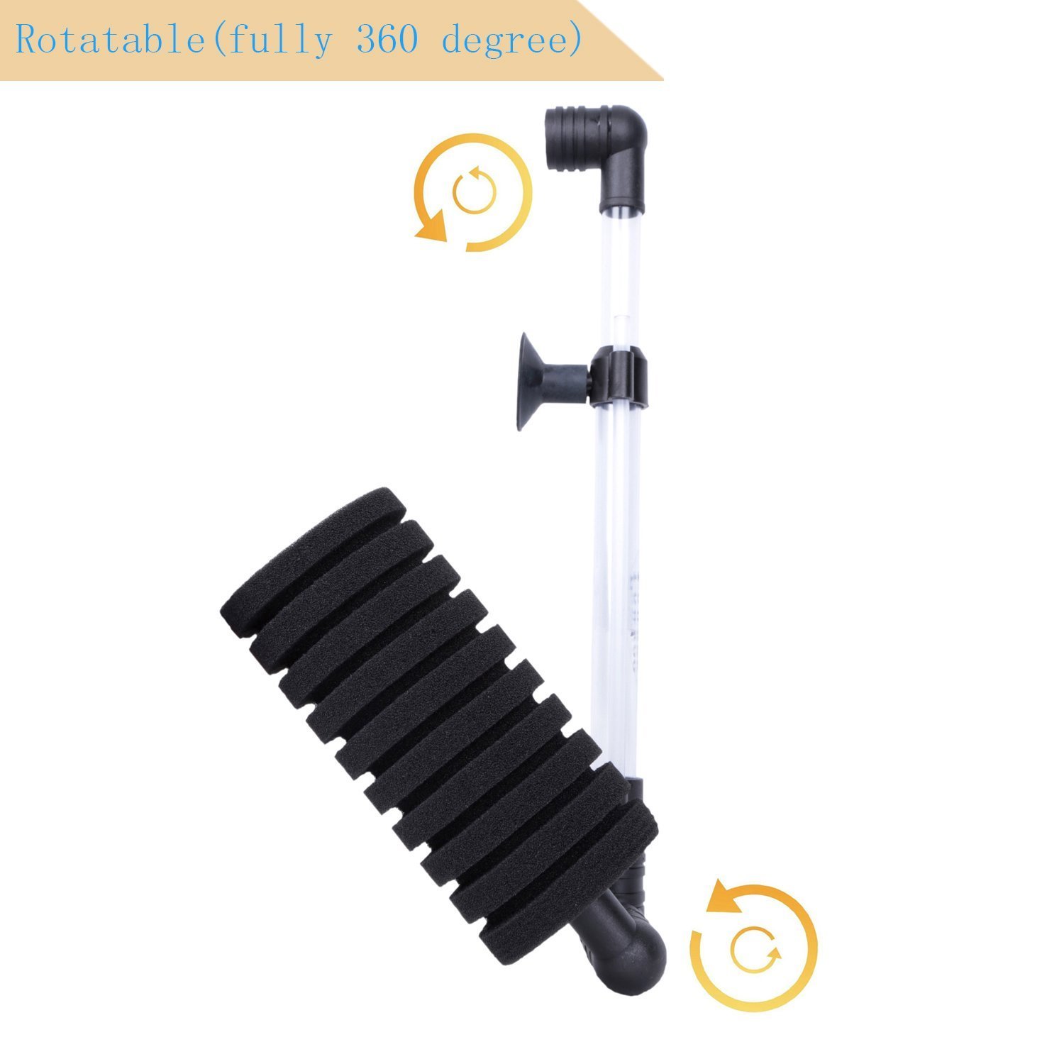 Snapklik.com : 10-Layer Aquarium Filter Sponge Quiet Sponge Filter For ...