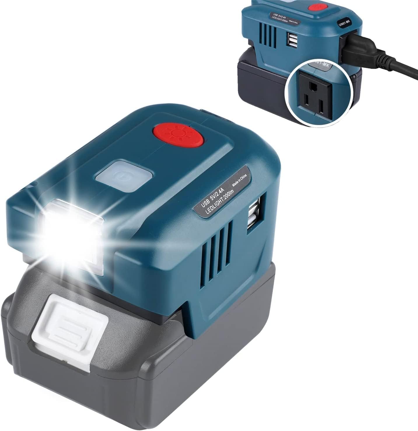 Amazon.com: 150W Power Supply Inverter for Makita 18V, TEPULAS DC 18V to AC 120V Power Source ...