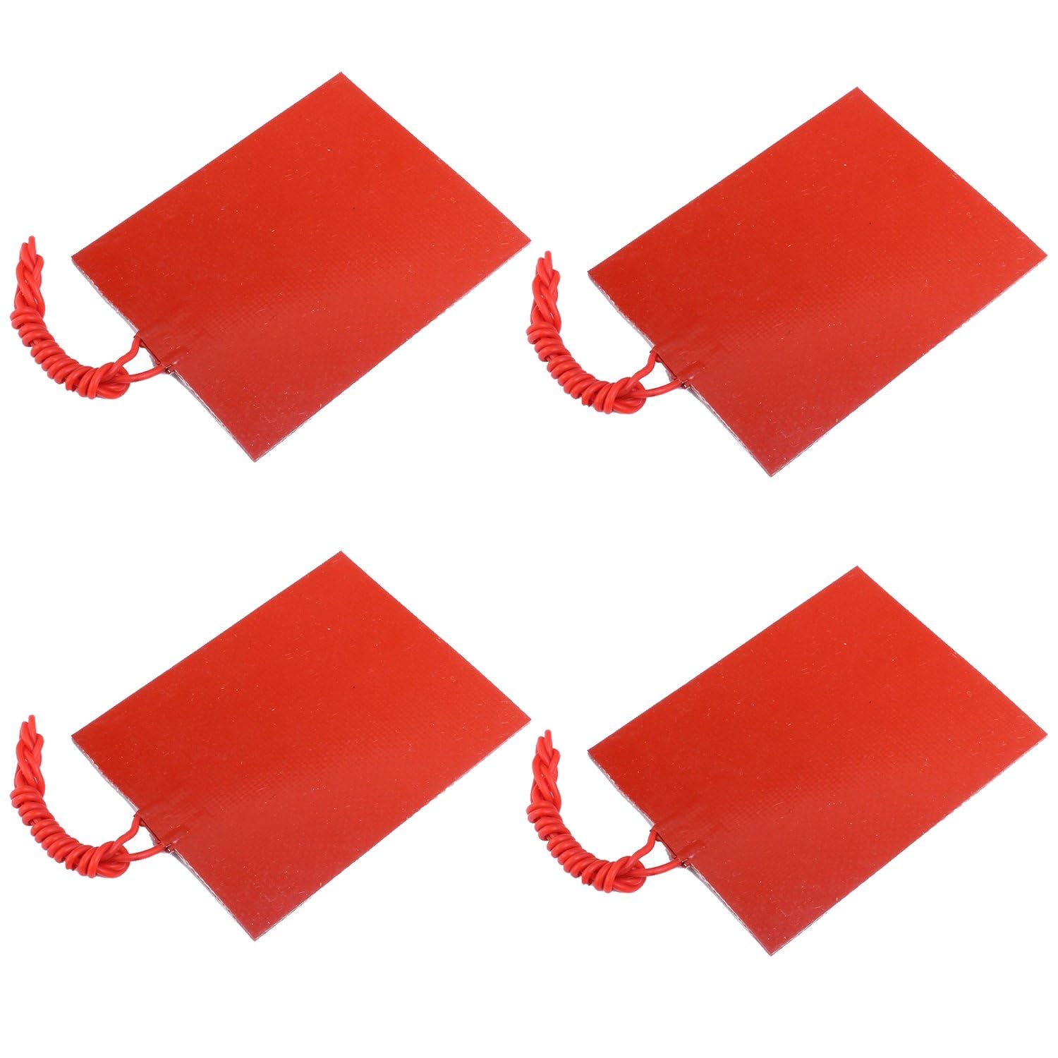 Amazon.com: 4PCS Silicone Heater Mat, Icstation Rubber Heating Mat 12V ...
