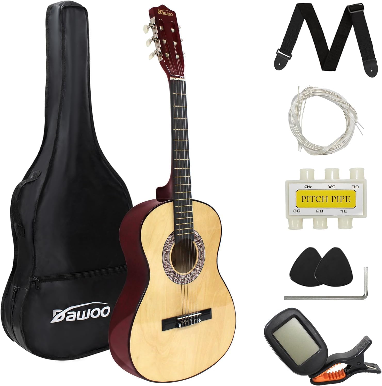 Martin Smith W-560 3/4 Size 36-inch Classical Guitar - Natural : Amazon ...