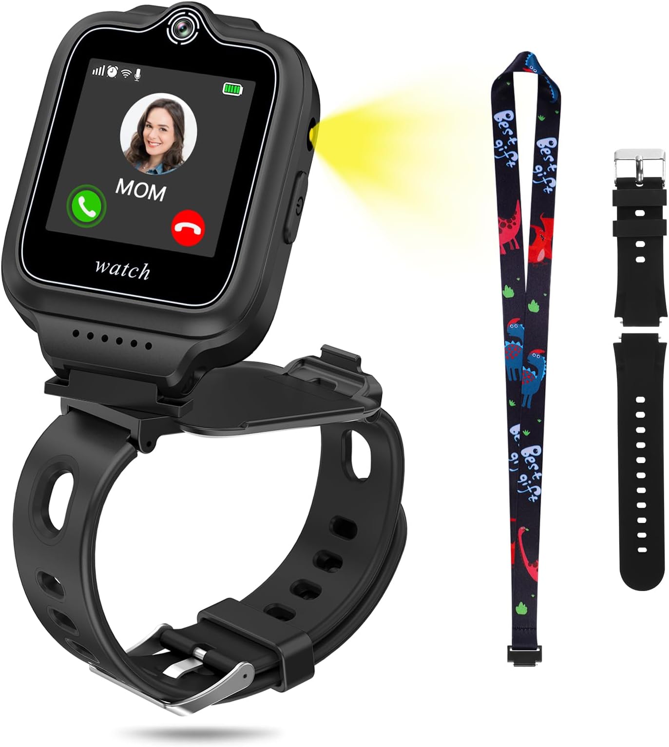 Amazon.com: OKYUK 4G GPS SmartWatch for Kids, 360° Rotation Smart ...