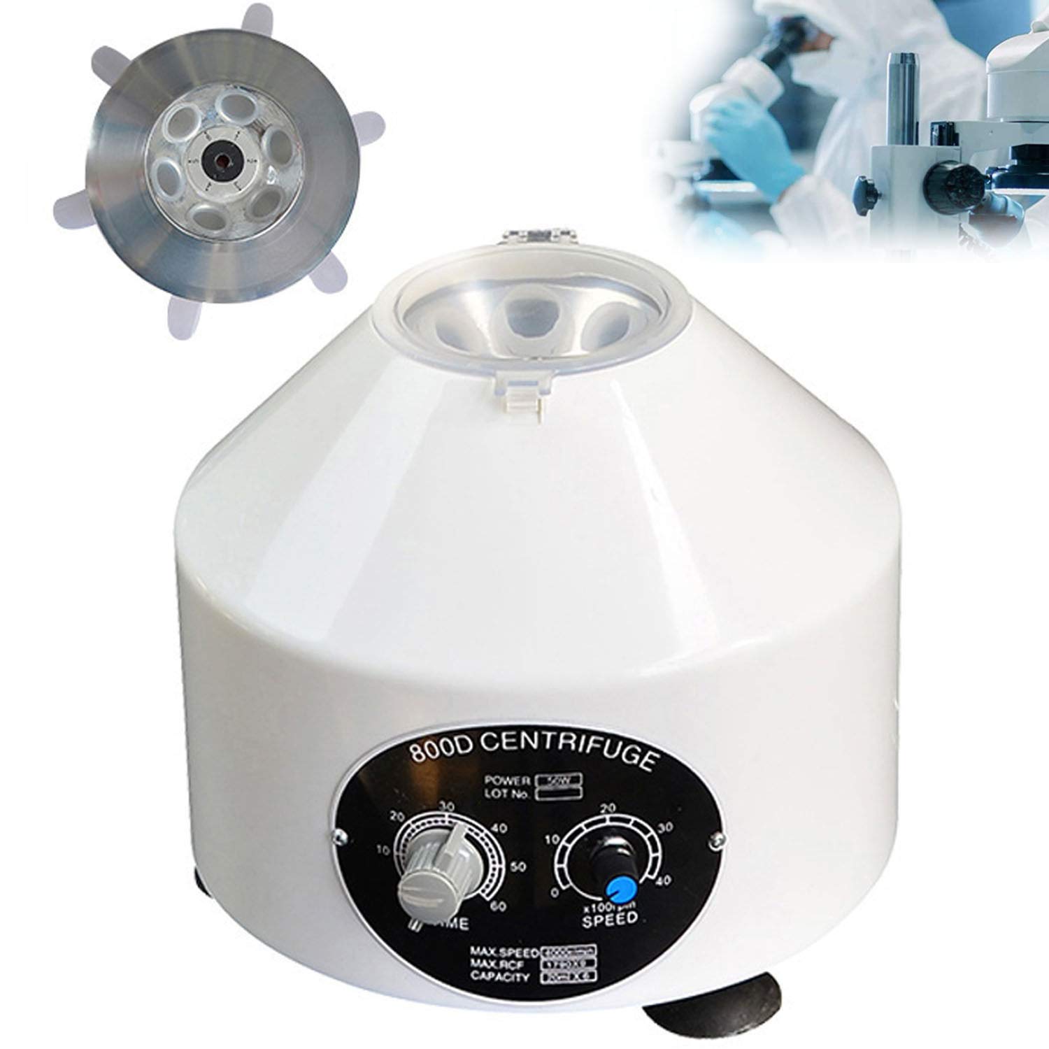 Buy Electric Centrifuge,4000RPM Lab Lower-speed Centrifuge Machine ...