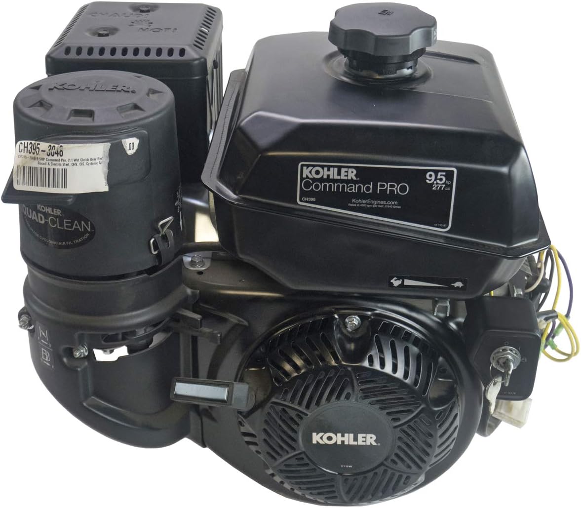 Amazon.com: Kohler 9.5hp Command Pro Engine, 2:1 Wet Clutch Gear ...