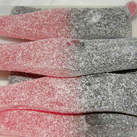 Amazon.com : Giant Fizzy Cherry Cola Bottles 3 Kilo Bag : Grocery ...