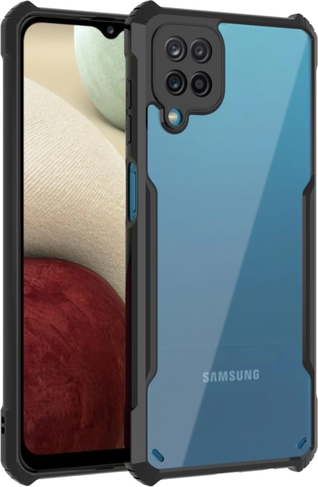 SHINESTAR Back Cover for Samsung Galaxy F12 / M12 / A12 | Ultra Slim ...