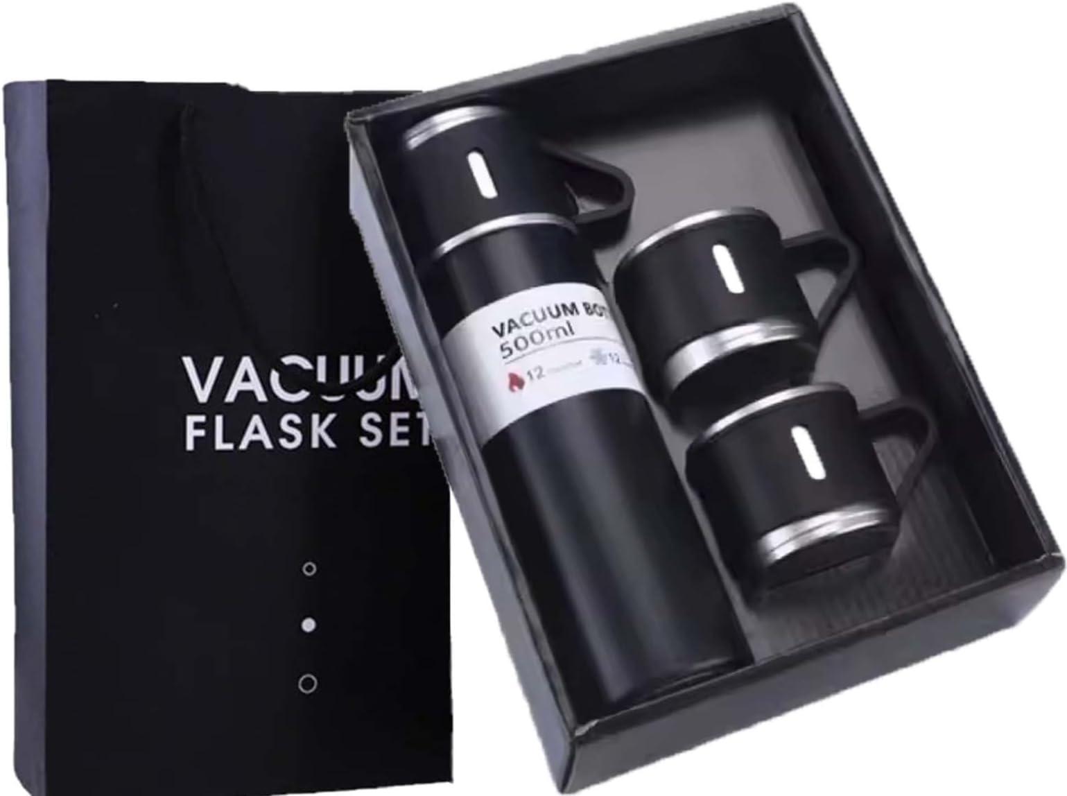 Modern Travel Thermal Flask Set - Flask set Stainless Steel Vacuum ...