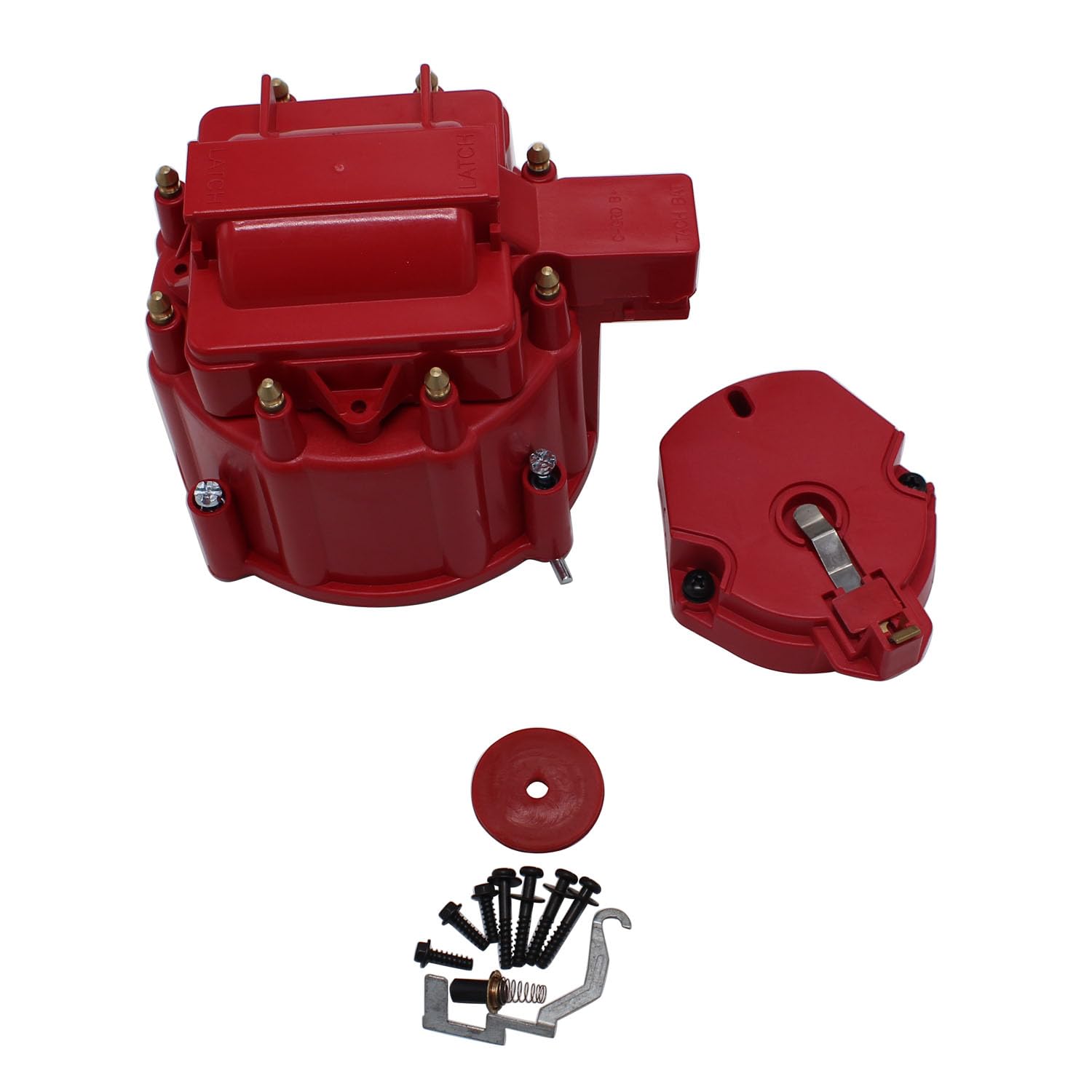 Amazon.com: 1 Set SHLPDFM Red Male HEI Large Distributor Cap Rotor Kit ...