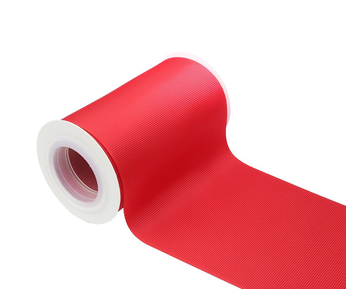 Amazon.com: Ribbonitlux 4" Wide Solid Grosgrain Ribbon 5 Yards (250-Red ...