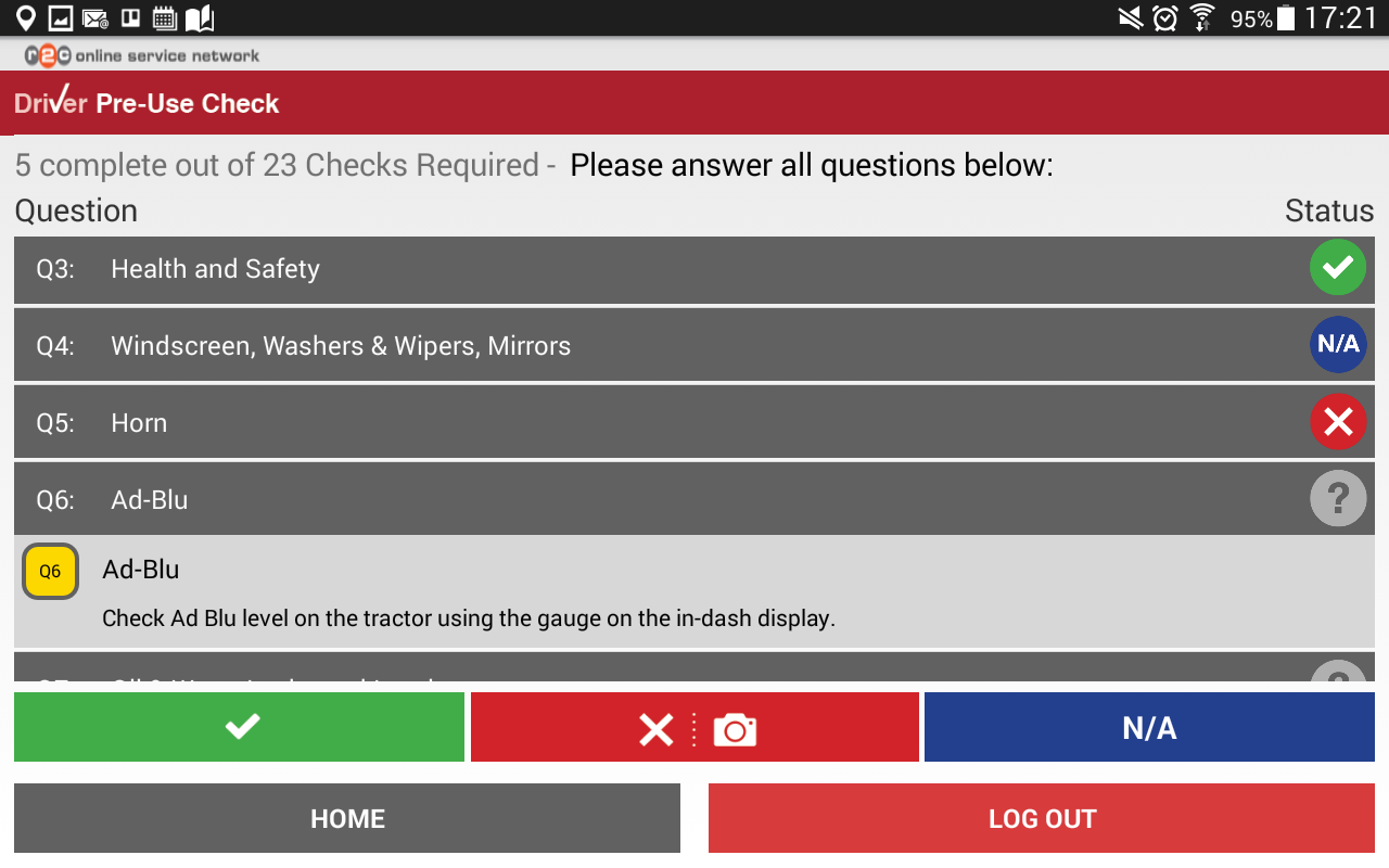 r2c Driver Pre-use Check - App on the Amazon Appstore
