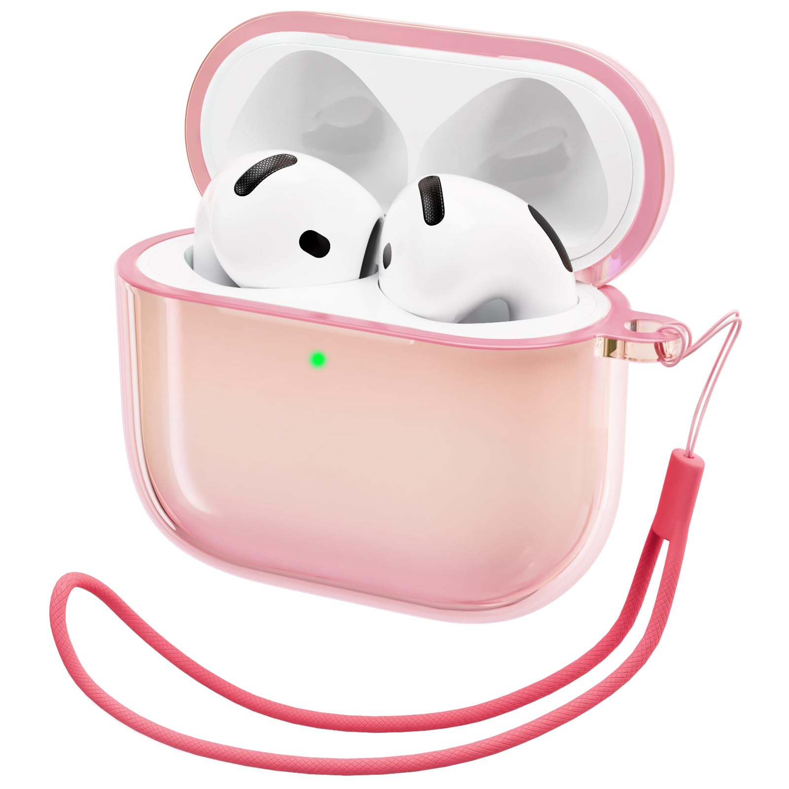 Amazon.com: ORNARTO for AirPods 4 Case, Drop-Resistant TPU, 2024 ...