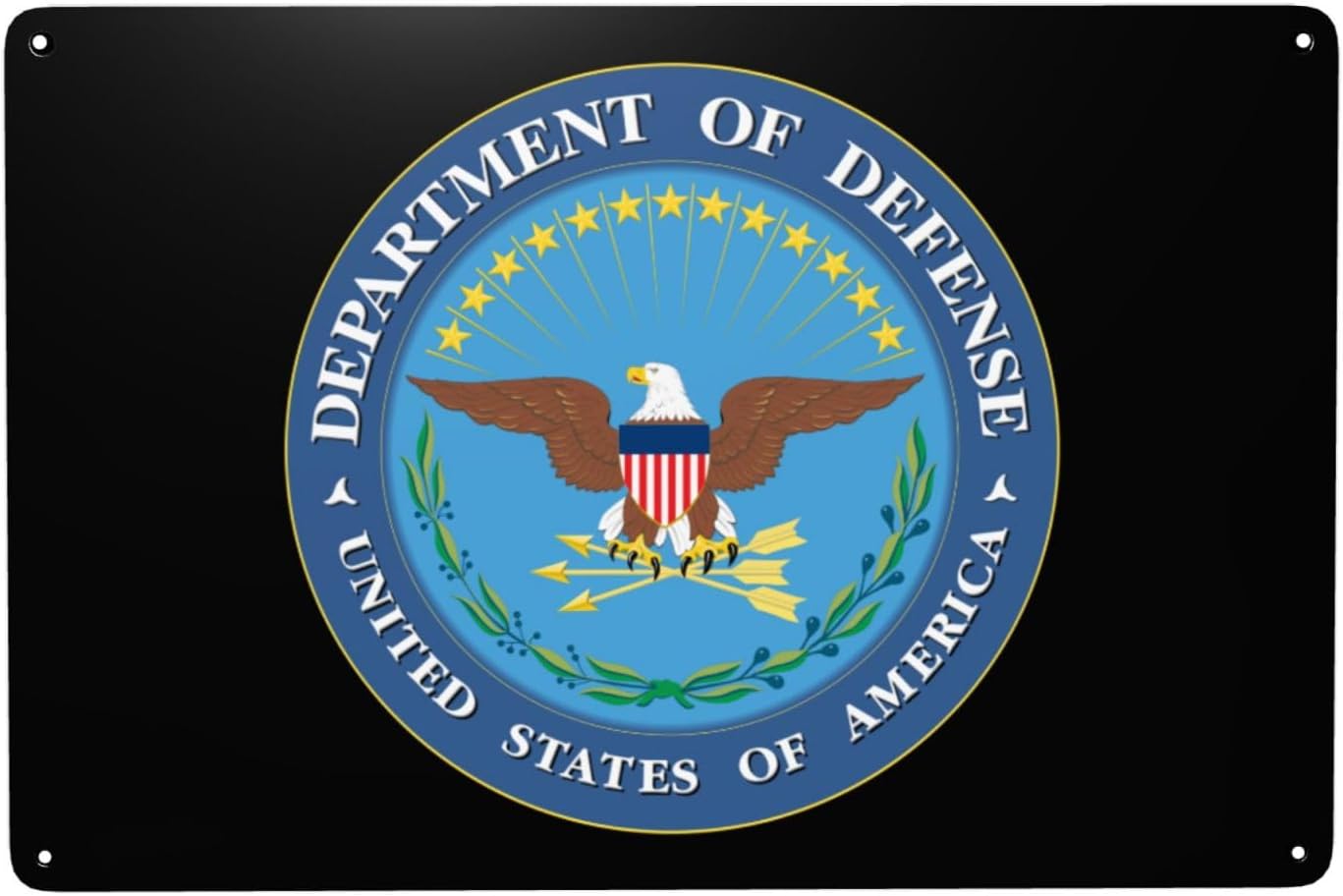Amazon.com: United States Department Of Defense Seal Tin Signs 8x12 ...