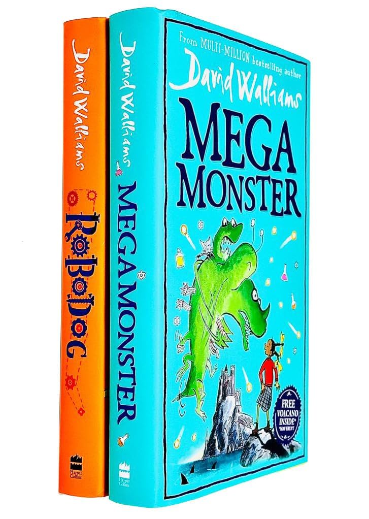 David Walliams 2 Books Collection Set (Megamonster & Robodog): David ...