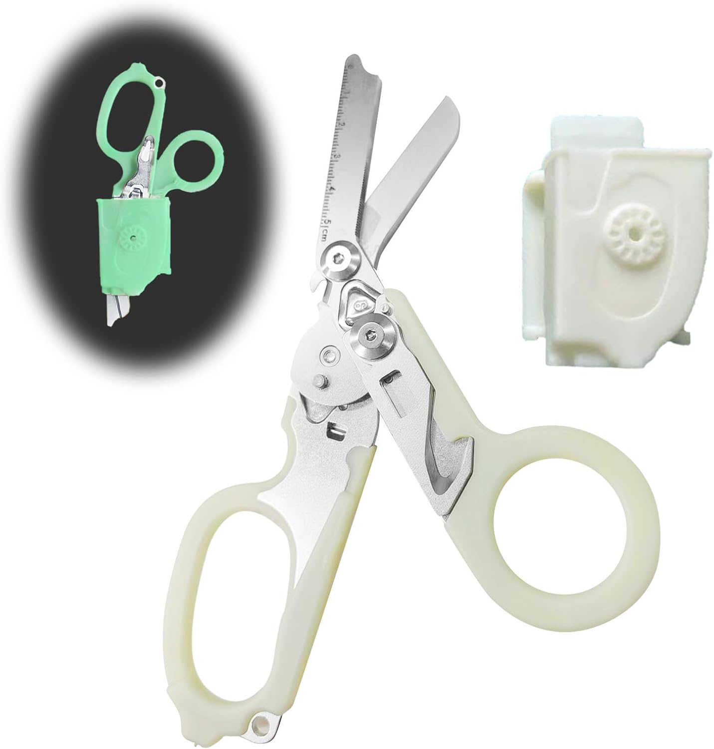 H0MEii-T 6 in 1 Raptor Emergency Response Shears,Self-Luminous Foldable ...