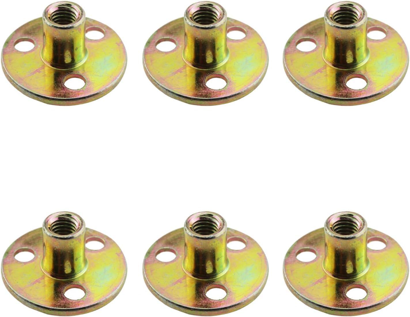 Amazon.com: TAODAN 6PCS 3/8inch-16 Furniture Insert Recessed Female Tee ...