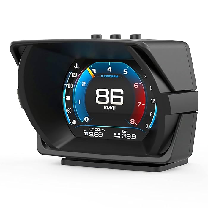 Buy AkaBane OBD2 Gauge Display, Car HUD Heads up Display, MPH Digital ...
