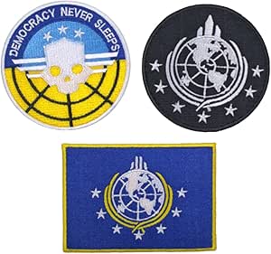 Amazon.com: mokarier Super Earth Embroidered Patch Game Patch Iron on ...