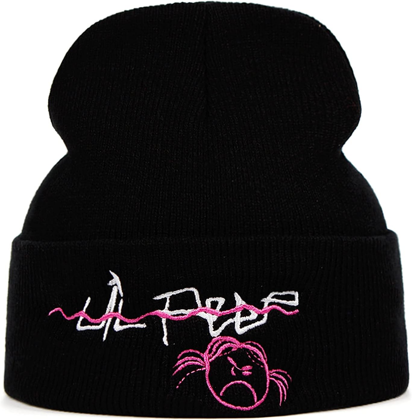 Lil Peep Embroidery Beanie Knitted Hat lil.peep Love Knit Cap Skullies ...