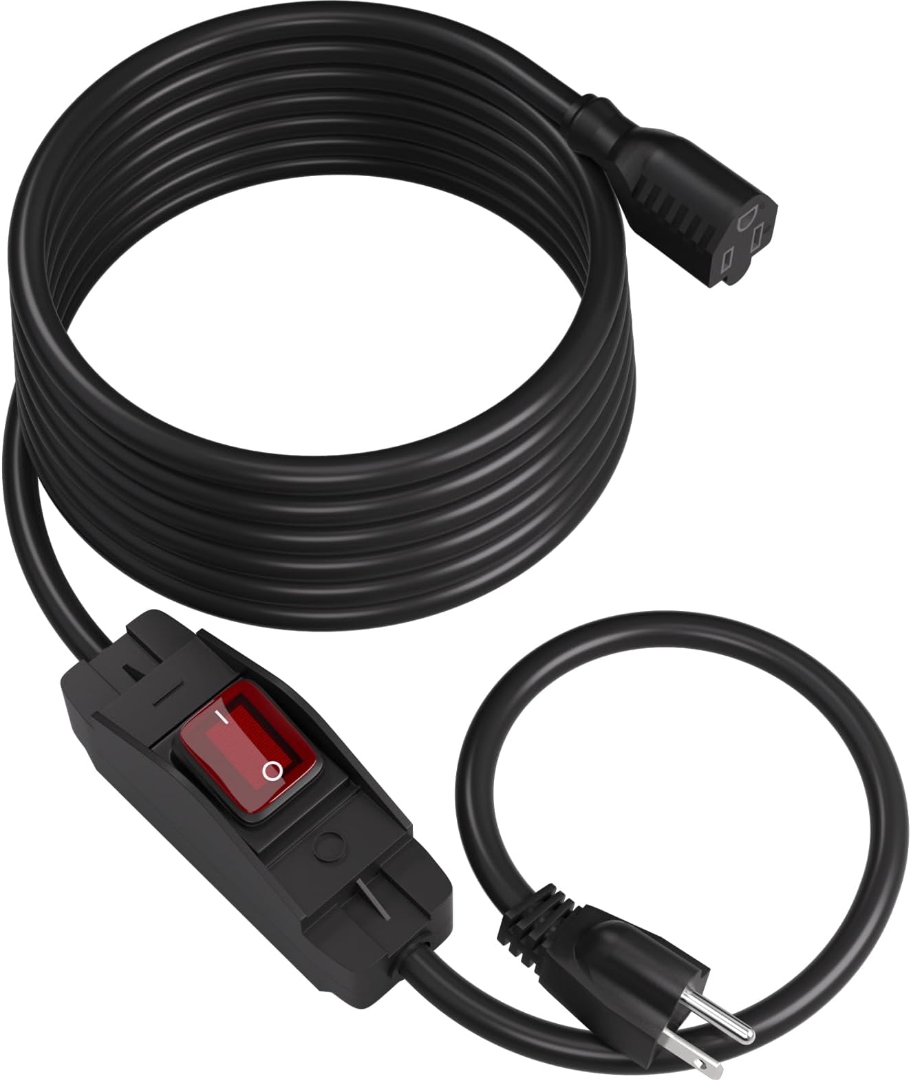 STARELO Extension Cord with Waterproof Switch 3-Prong Outdoor 1875W ...