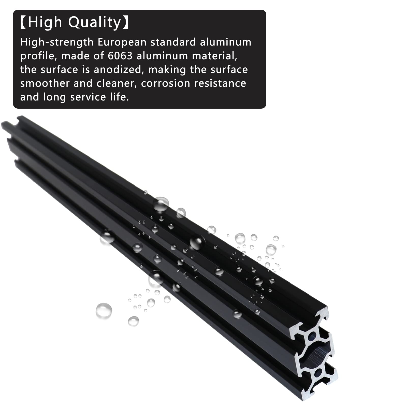 Snapklik.com : 2pcs 500mm V Slot 2040 Aluminum Extrusion European ...