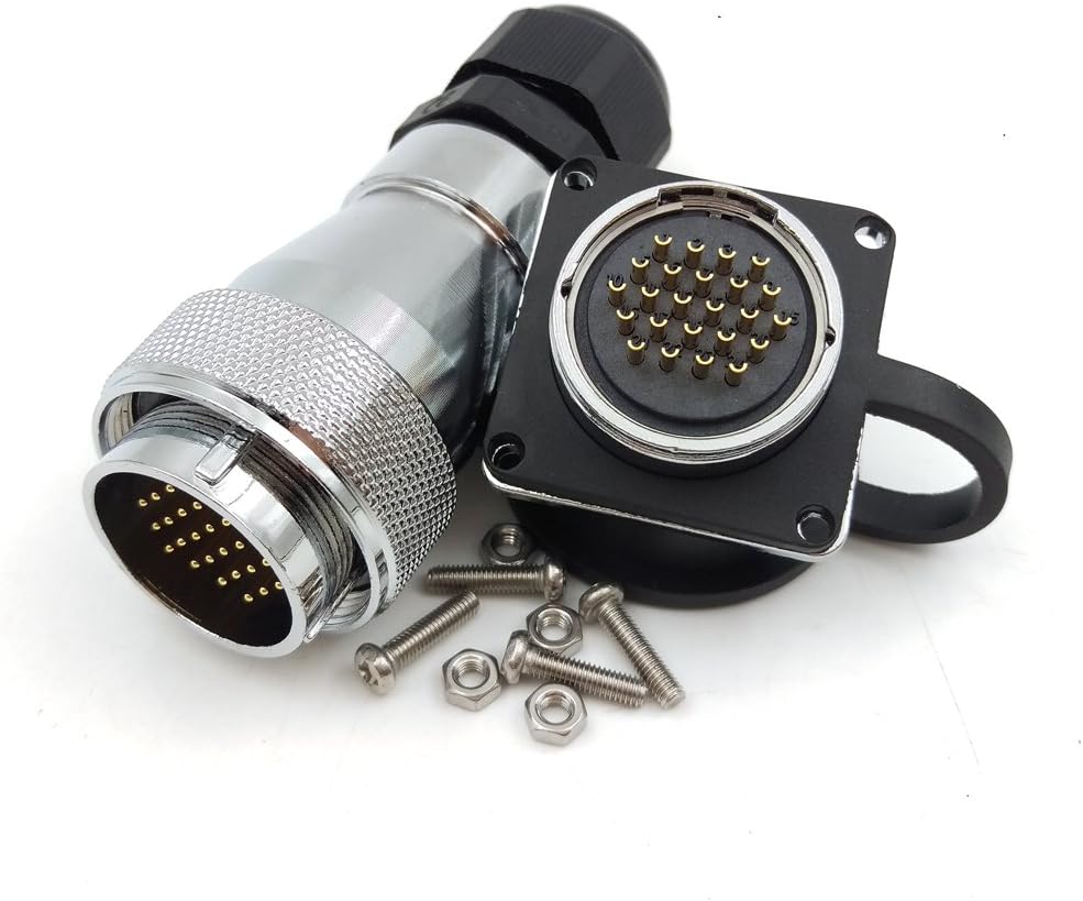Amazon.com: WF28 26pin Power Cable Connector, IP67 Electronic Plug and ...