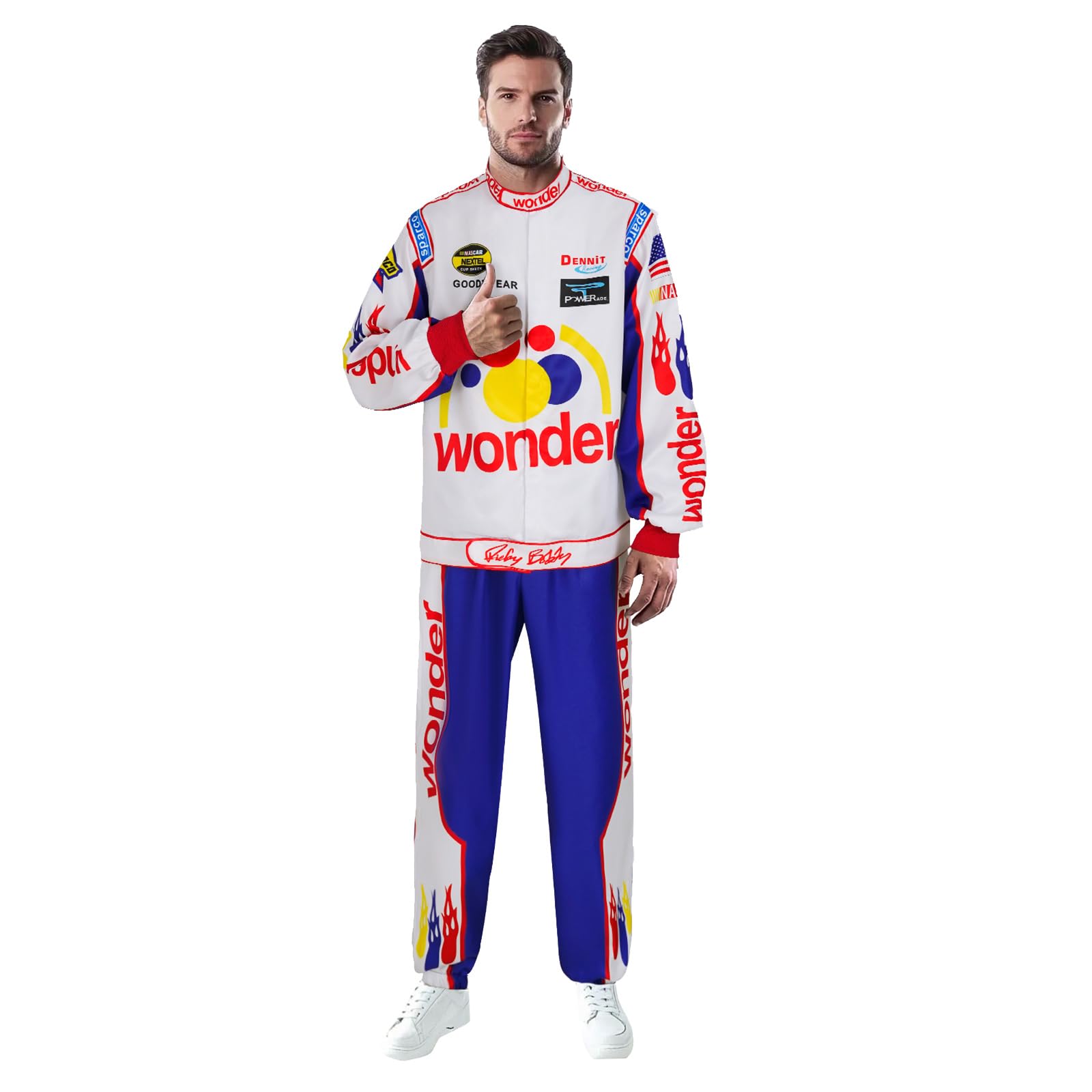 Ricky Bobby Jumpsuit Talladega Nights Adult Costume : Amazon.com.au ...