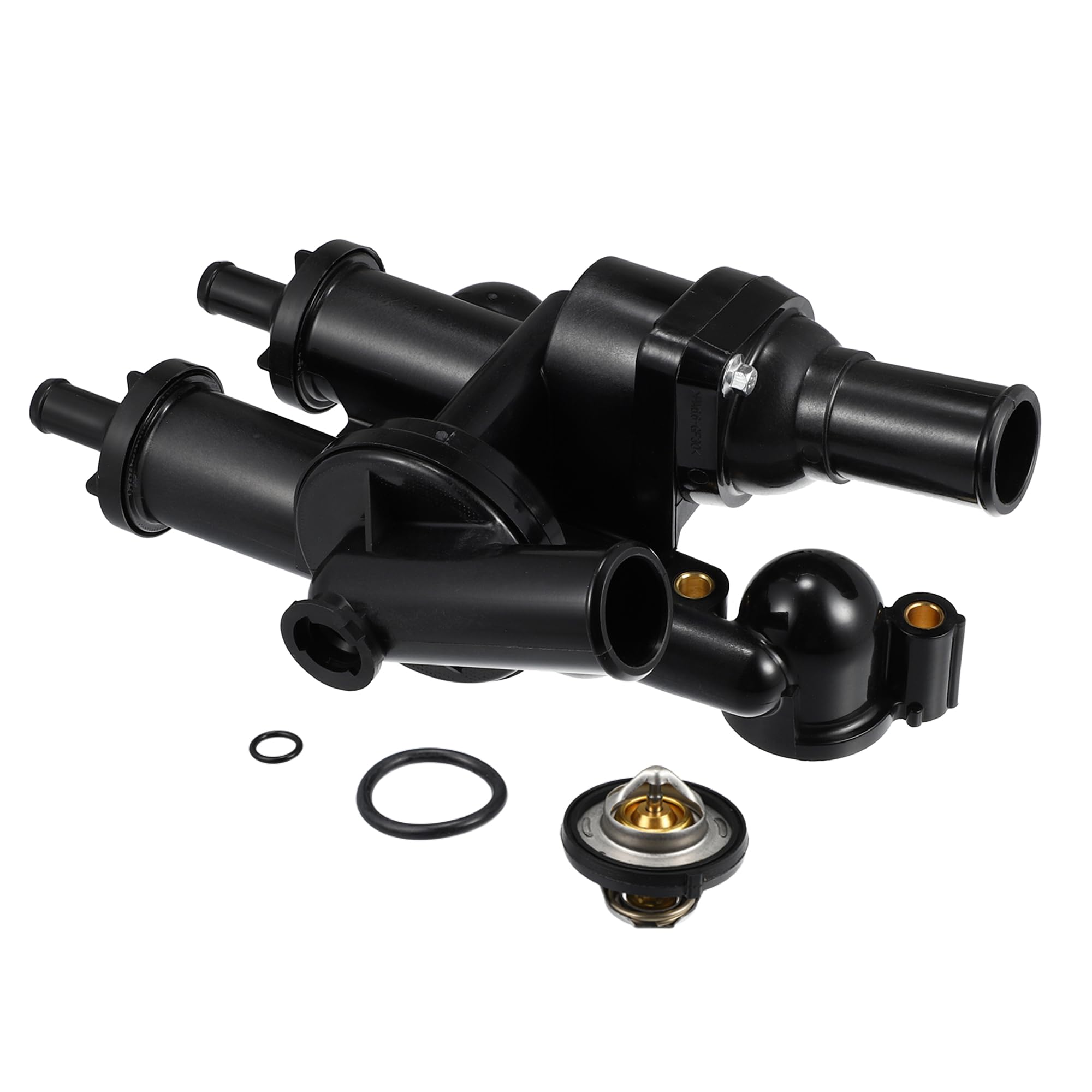 Amazon.com: X AUTOHAUX 68003582AB Engine Coolant Thermostat Housing ...