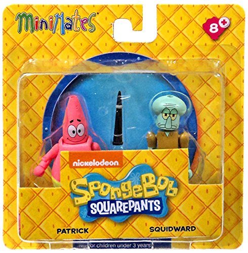 Buy Spongebob Squarepants Minimates Patrick & Squidward 2' Minifigure 2 ...
